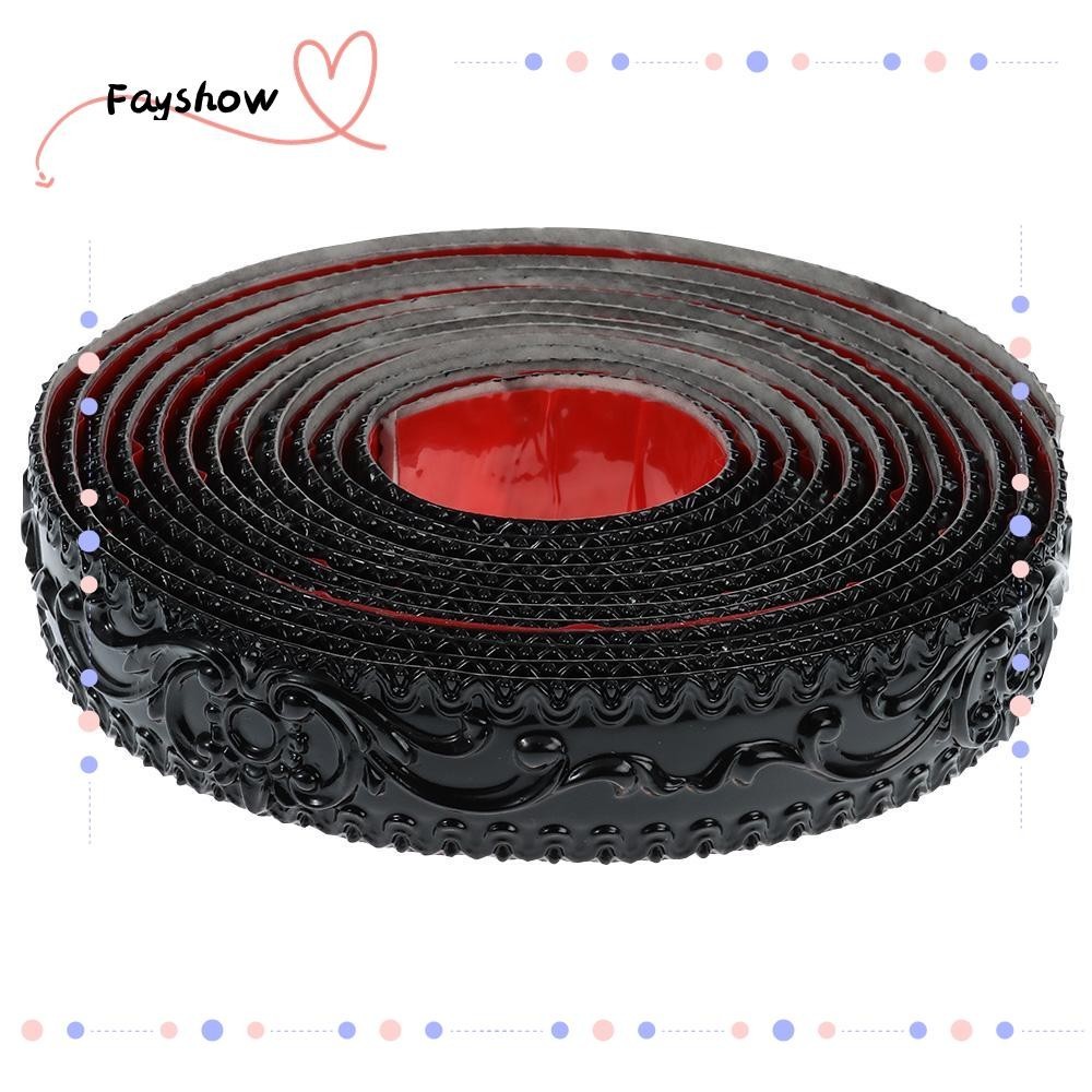 FAYSHOW2 Gypsum Line, PVC 16.4 Ft X 1.4 Inch Crown Molding, Peel and ...