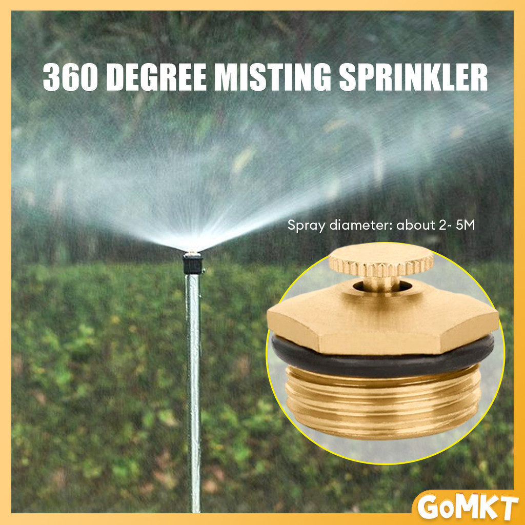 G.M. Brass Misting Nozzles Adjustable 1/2 inch Centrifugal Water ...