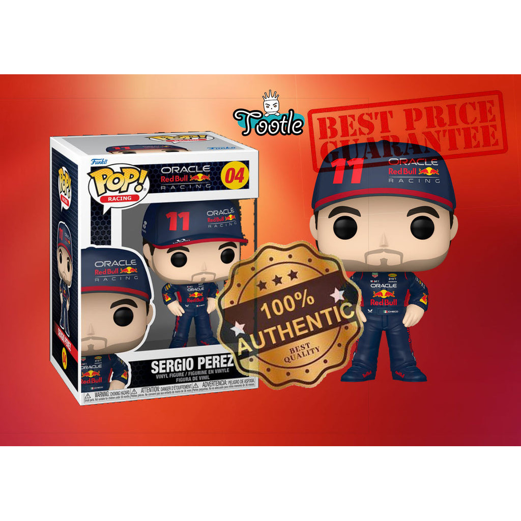 SERGIO PEREZ 04 Oracle Red Bull Racing Formula 1 Funko Pop Tootle ph ...