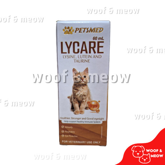 PetsMed LyCare 60mL [for Cat] Lysine, Lutein and Taurine Immunity ...