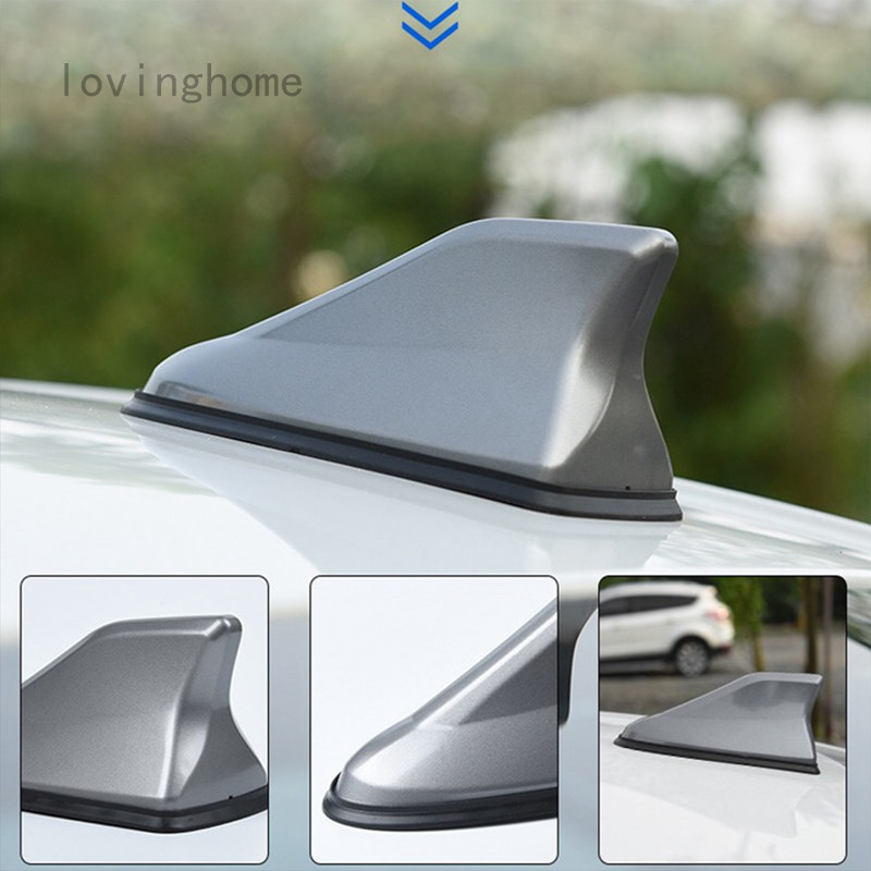 LR Car Shark Fin Antenna With Rubber Cover Aero Sharks Fin Universal ...
