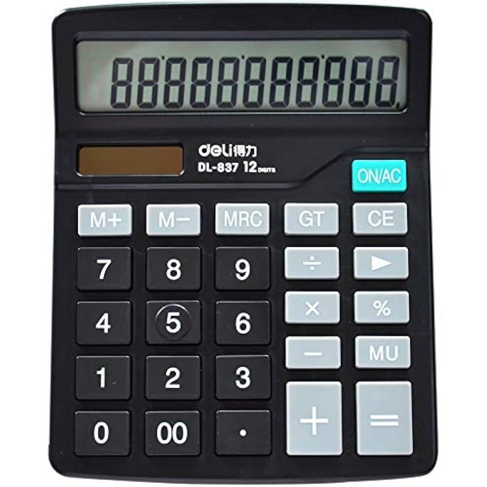 Deli office calculator 12 digit desktop | Shopee Philippines
