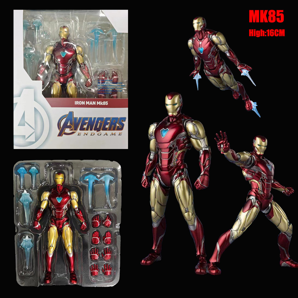 SHF MK50 MK85 IRON MAN Avengers: Infinity War Endgame Iron Man Action Figure Model Toys | Shopee ...