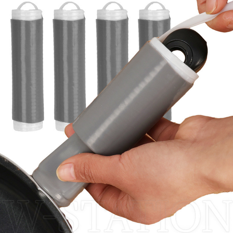 Kitchen Wok Handle Heat Insulation Covers - Iron Pot Handle Rubber ...