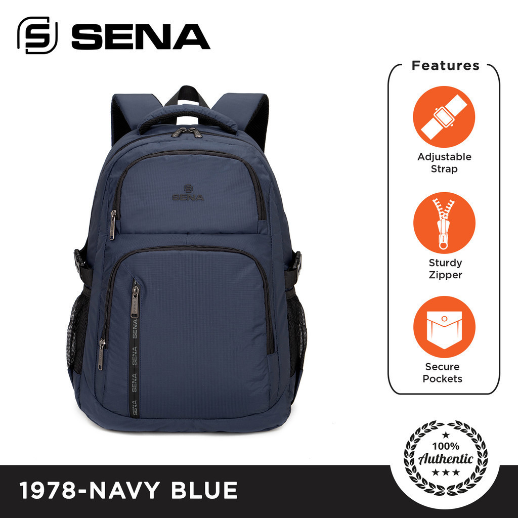 SENA-1978 Backpack Plain | Shopee Philippines