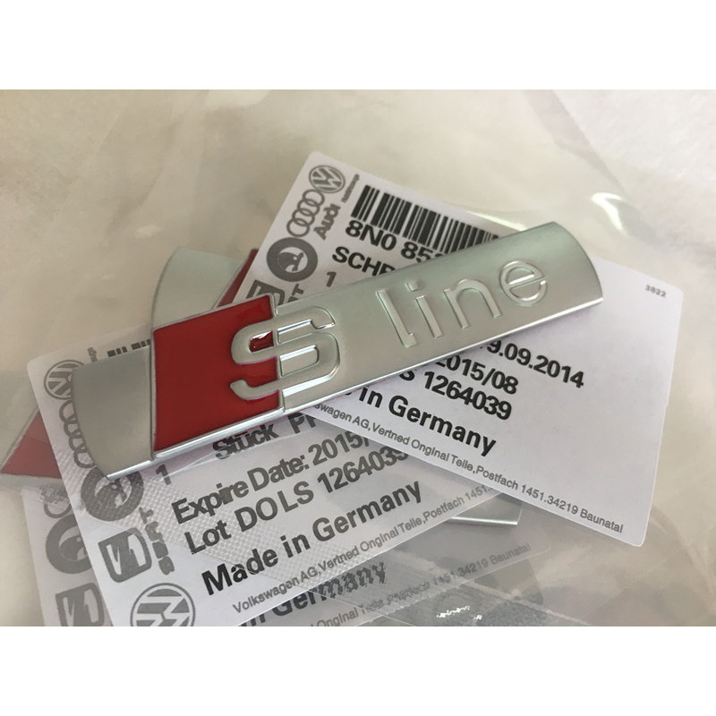 Audi Sline Side Label Q5Q7A3A5A4LA6LA8L Audi Fender Door Car Sticker ...