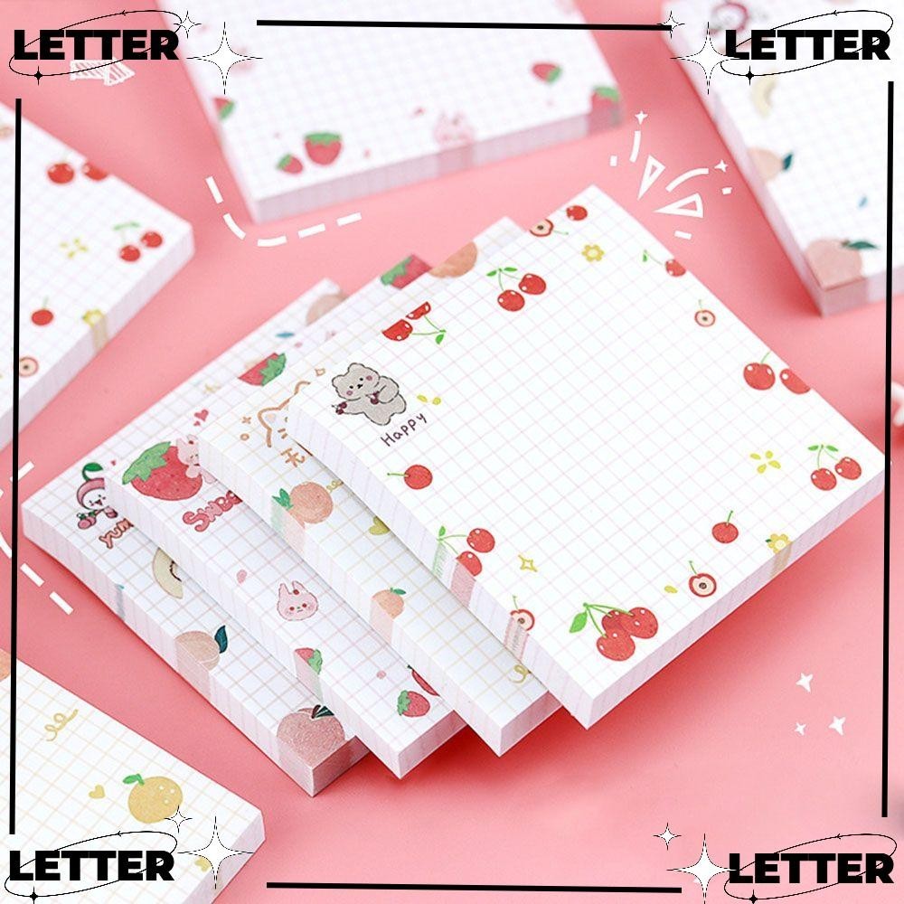 LET Memo Pad Cherry Mini Writing Pads Memo Note Office & School ...