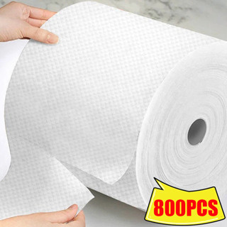 50-800Sheets Disposable Lazy Rags Non-Woven Dishcloths/Kitchen Roller ...