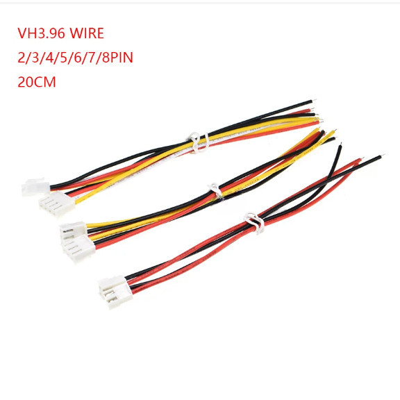 JST VH3.96 VH 3.96mm Female Housing Plug Connector Wire Cable 2 3 4 5 6Pin 20AWG Wire 20cm ...