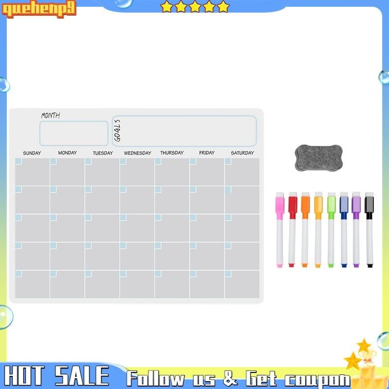 [quehenp9]A3 Magnetic Whiteboard Dry Erase Calendar Set Whiteboard ...
