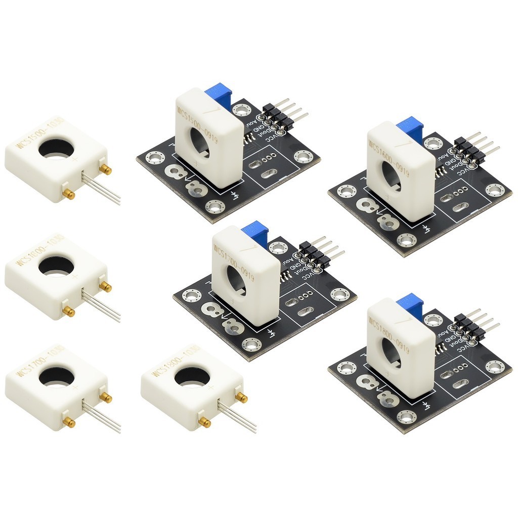 Wcs1700/1800/1600/1500 Hall Current Sensor Adjustable 35A/70A Short ...