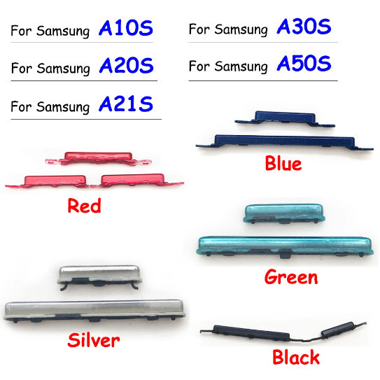 New Power Button+Volume Side Button For Samsung A10S A20S A21S A30S ...
