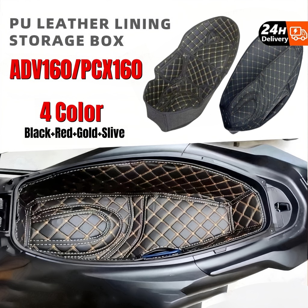 HONDA PCX 160/ADV 160 PREMIUM UBOX Seat COMPARTMENT Cover Leather Cover ...