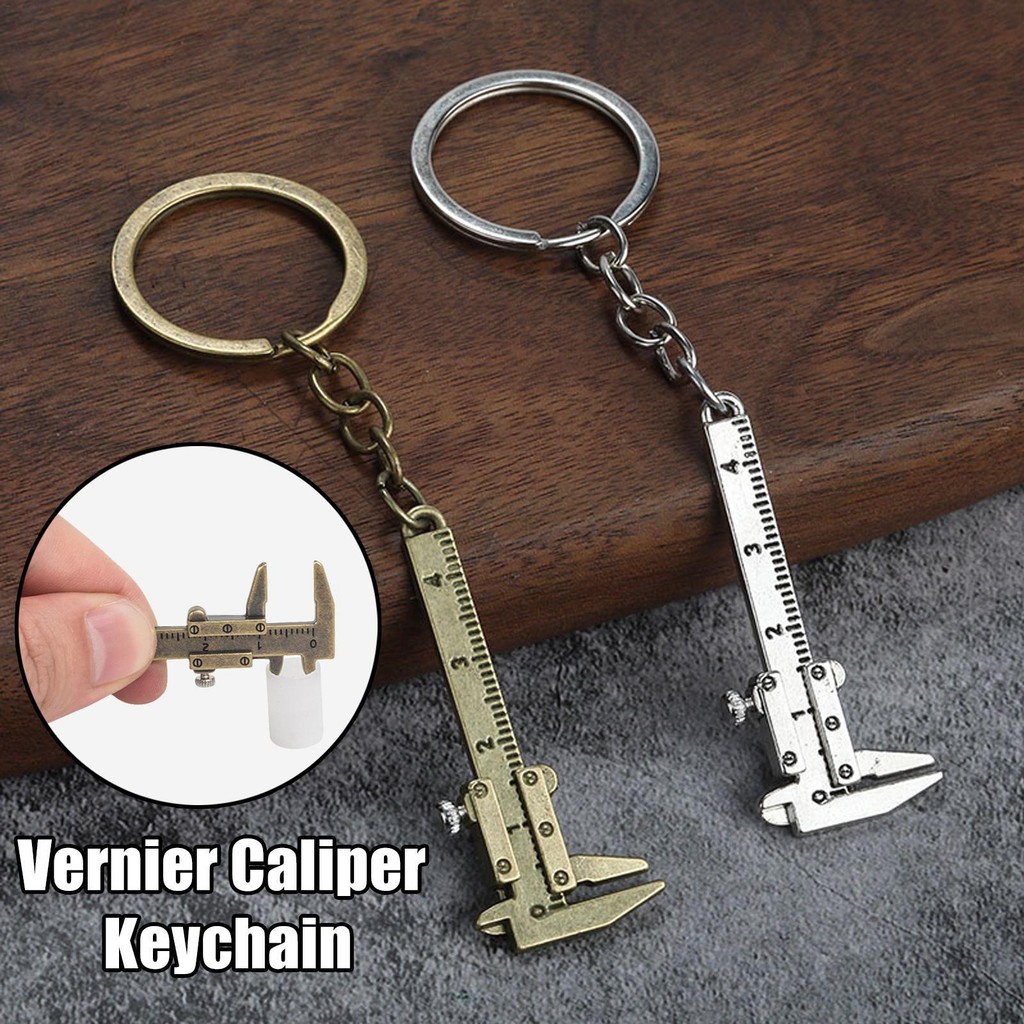 Vernier Caliper Keychain Vernier Caliper Bag Charm Portable Car Key ...