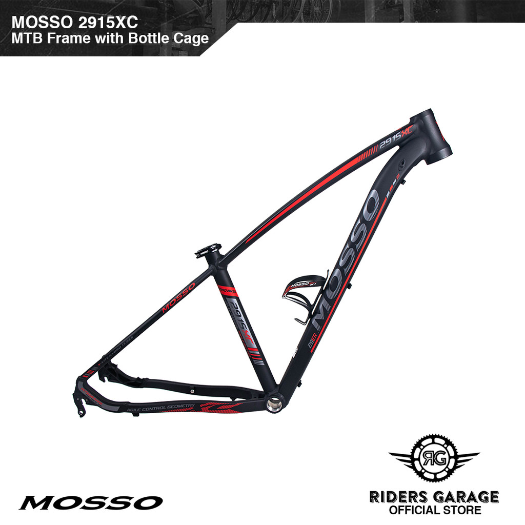 MOSSO 2915XC MTB Frame with Bottle Cage | Shopee Philippines