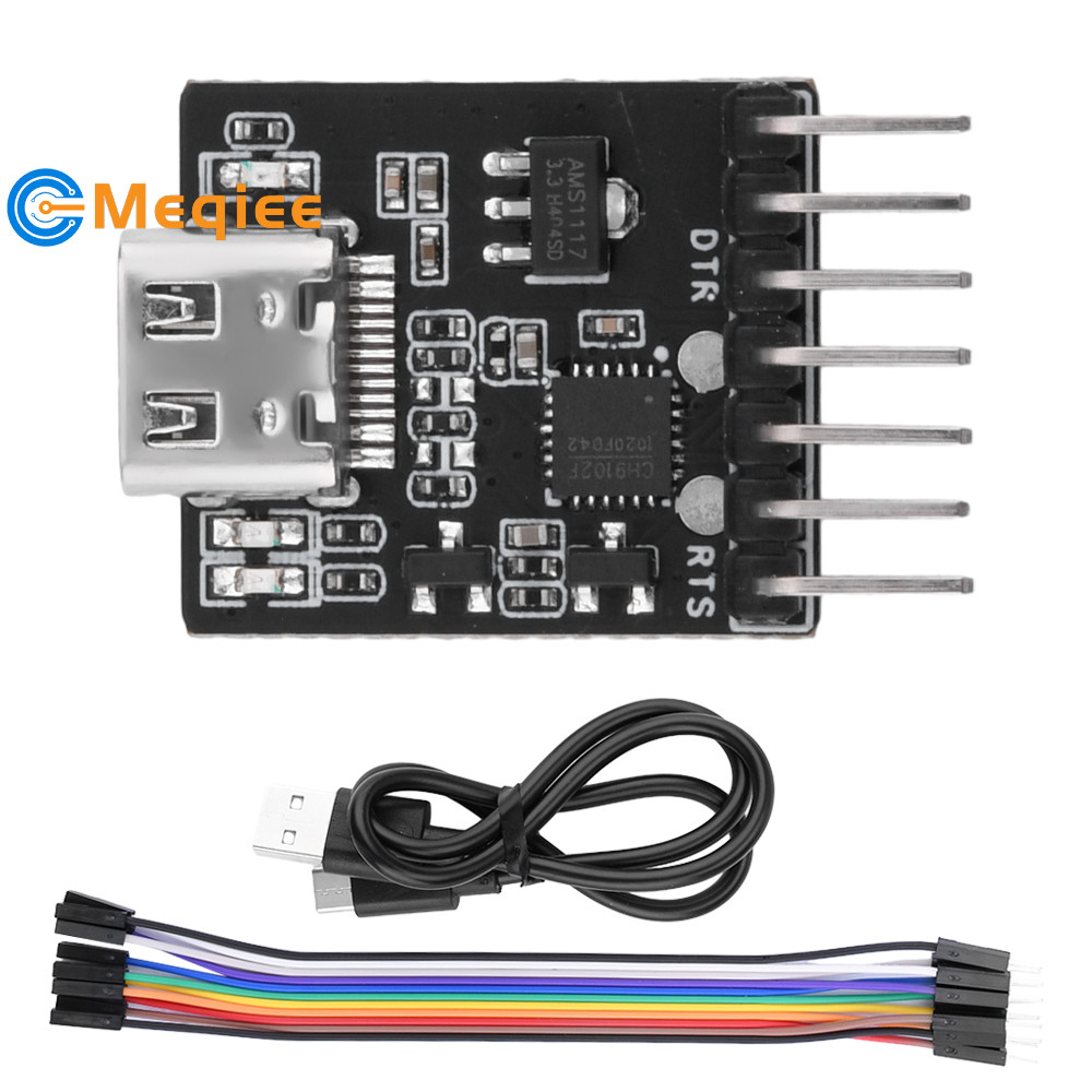 USB to UART/RS232/RS485 Serial Port Burning Downloader Module CH910F Driver Free For ESP32 TYPE ...