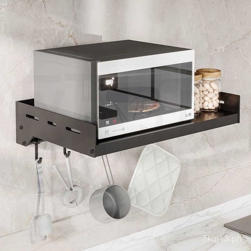 Microwave Oven Rack Wall Mounted Kitchen304Stainless Steel Microwave ...
