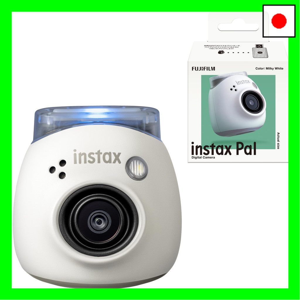 FUJIFILM Palm-sized Camera Instax Pal Milky White Wide Angle Lens Multi ...