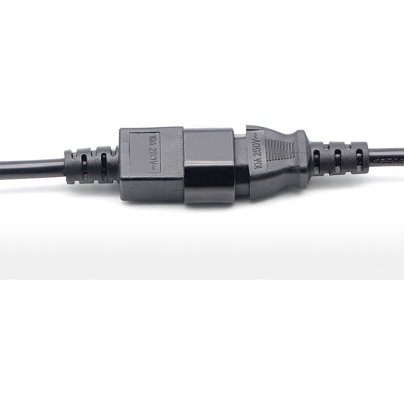 IEC 320 C13 to C14 AC Power Extension Cord 0.5m 1m 6ft 3m 5m C13 C14 ...
