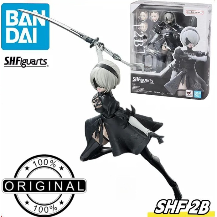 【In Stock】BANDAI S.H.Figurarts Shf Nier: Automata Ver1.1a 2B Action ...