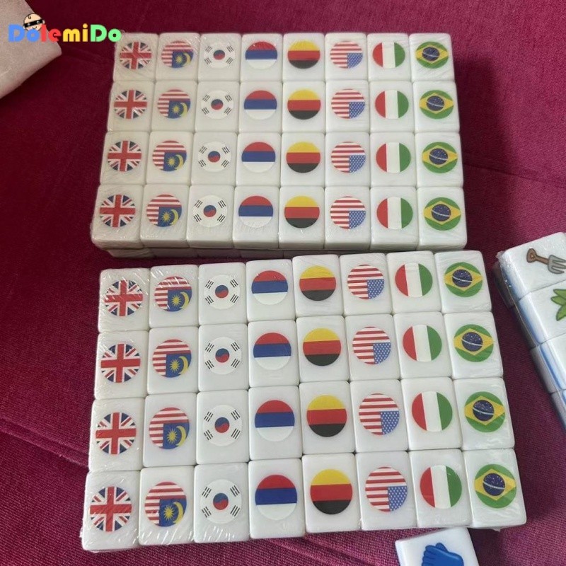 Cross-Border National Flag Animal Mahjong National Flag Mahjong Animal ...
