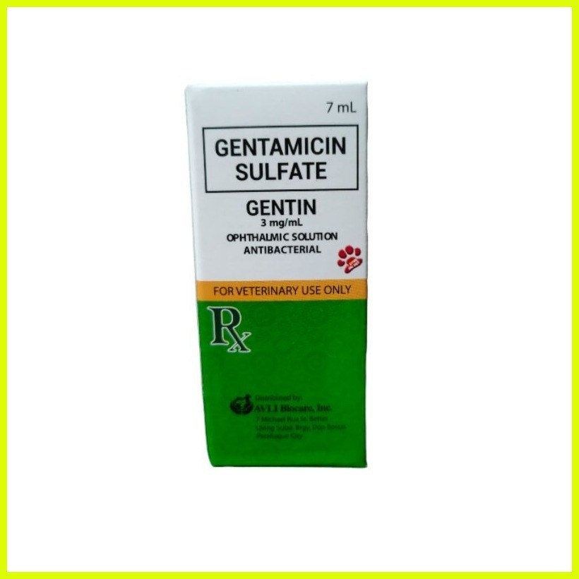 【hot sale】 Gentin eye drops for dogs & Cats 7ml ( Opthalmic Solution ...