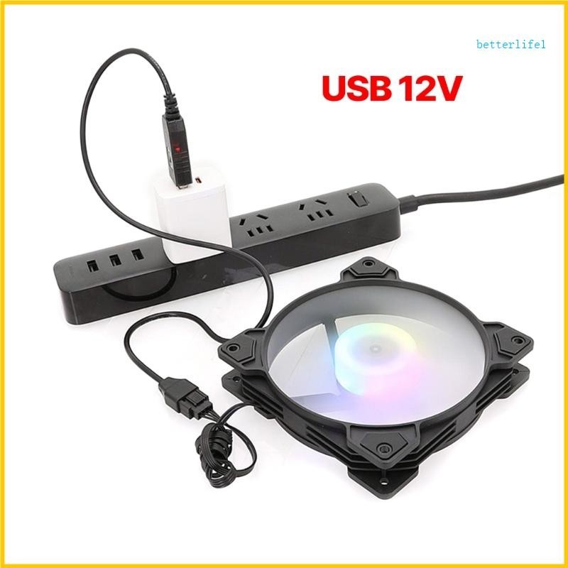 BTM Usb Fan Cable USB 5V to 12V Fan Cable USB to 4Pin Converter Cord ...