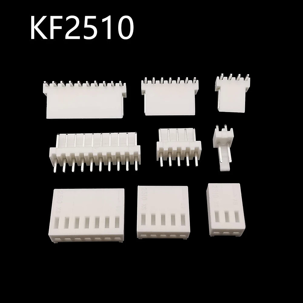 50/100Pcs KF2510 2.54mm 2P 3P 4P 5P 6P 7P 8P 9P 10Pin Terminal Male Female Housing Pin Header ...