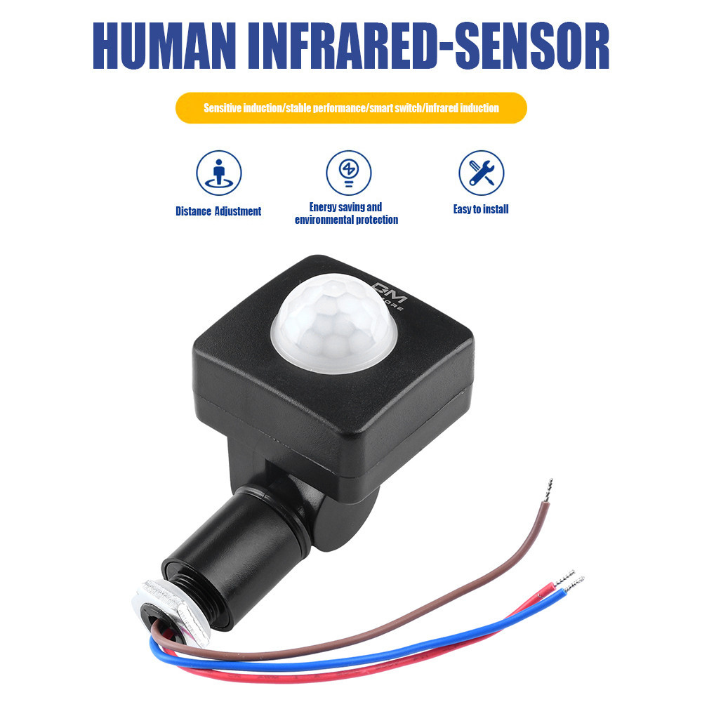 DIYMORE AC85-265V Mini Human Body Infrared Motion Sensor Switch LED ...