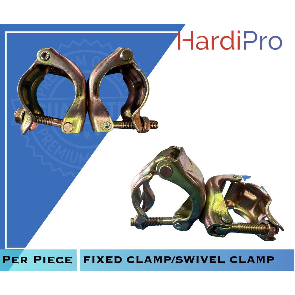 1 Piece Scaffolding Clamp Swivel clamp Fixed clamp Pipe Clamp | Shopee ...