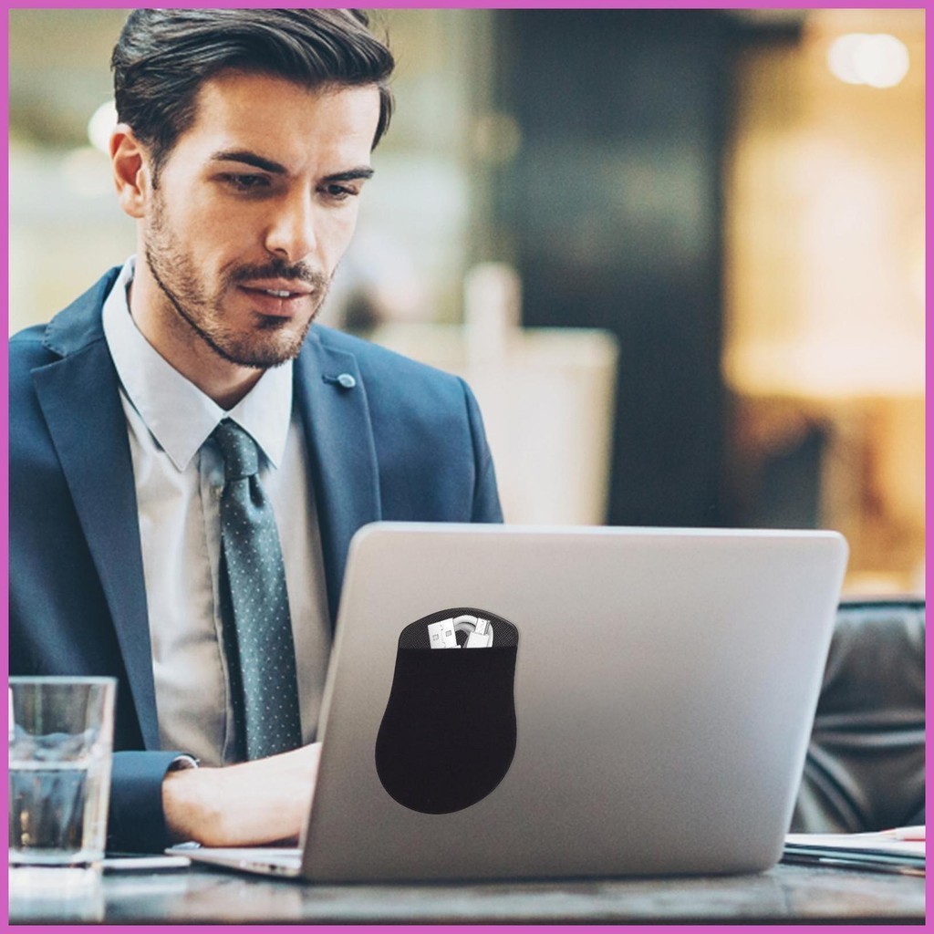 Mouse Holder for Wireless Mouse Mouse Shape Reusable Adhesive Portable ...