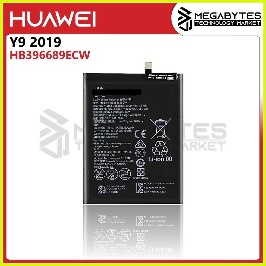 ♞Original Hµawei Y9 2019 Battery HB396689ECW High Quality | Shopee ...