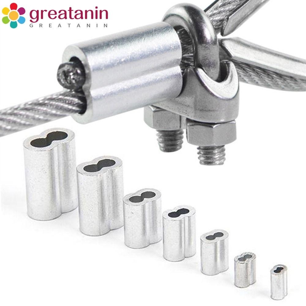 GREATANIN 10-50Pcs Crimp Sleeve, M1 to M12 Hardware Cable Clip, Durable ...
