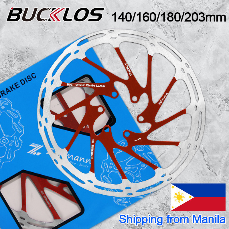 BUCKLOS 160mm MTB Rotor for Road Bike Disc Brake Rotors 140/180/203mm ...