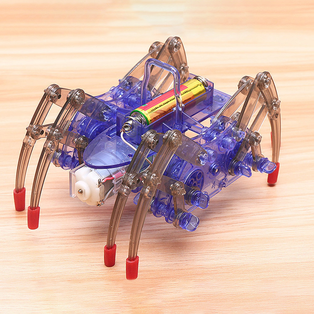[shinyheaven.ph] - Spider Robot Childrens Toy DIY Robot Kit with 8 Legs ...