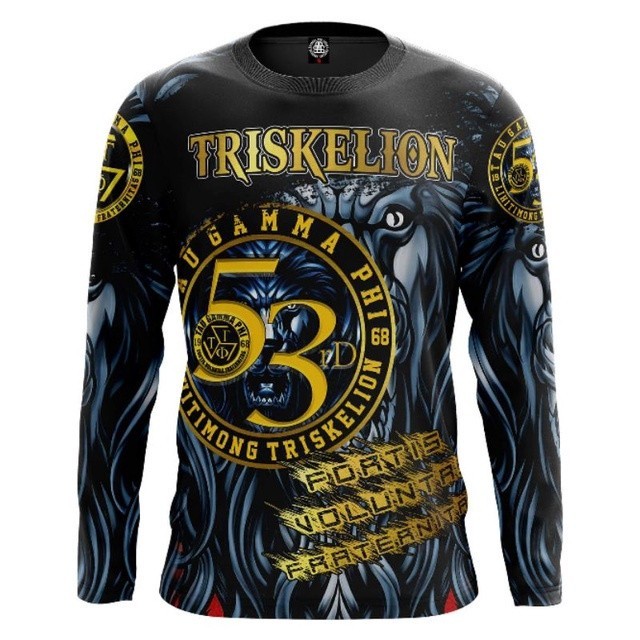 TRISKELION/TAU GAMMA PHI Long Sleeve T-Shirt Full Sublimation 3D Print ...