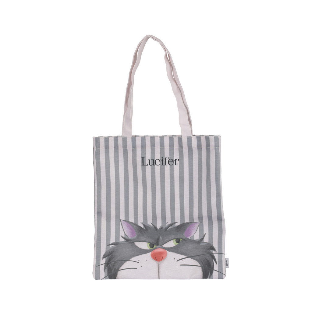 MINISO Disney Cat Collection Shopping Bag Gray Lucifer | Shopee Philippines