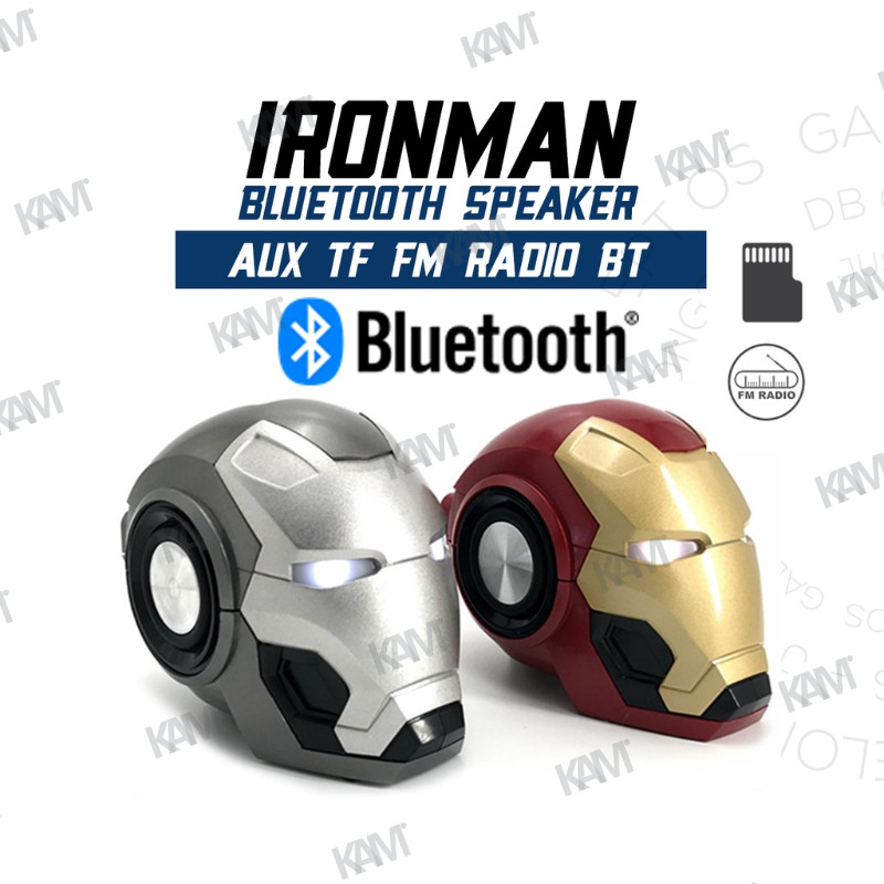 Kam IRON MAN wireless V4.2 bluetooth speaker subwoofer with fm radio ...