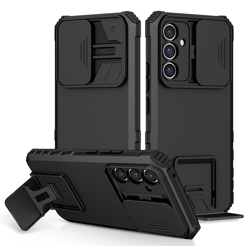 For Samsung Galaxy A54 A34 A24 A04 A04e A04s A14 5G 4G Hybrid Shockproof Armor Stand Case Slide ...