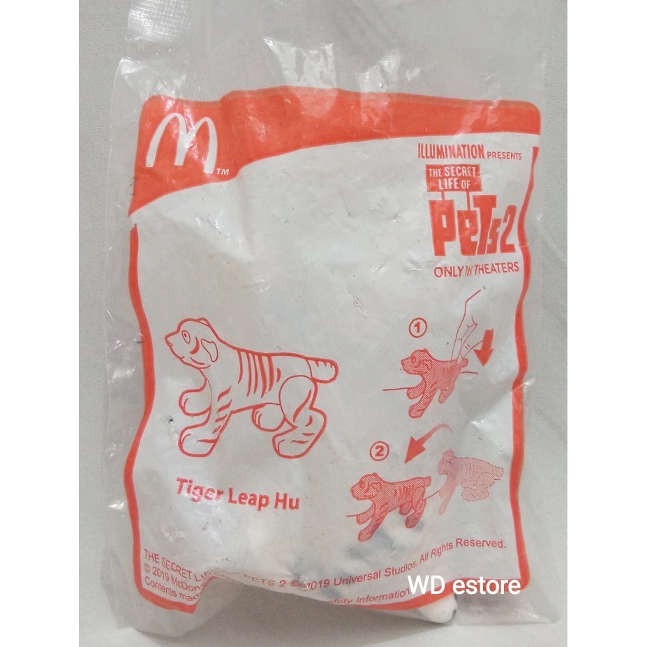Mcdonalds HappyMeal Toys Secret Life of Pets 2 Tiger Leap Hu -RR45 ...