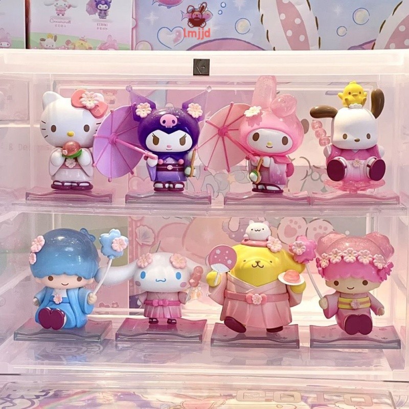 Genuine Sanrio Blind Box Flowers and Wagashi Clow Hello Kitty ...