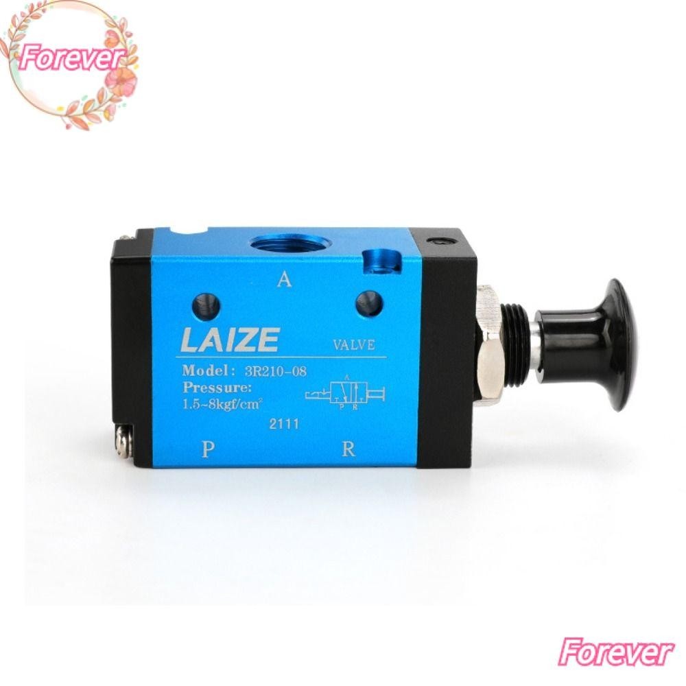 FOREVER Solenoid Valve, 2 Position Pneumatic, Air Hand Lever G1/4 3 Way ...