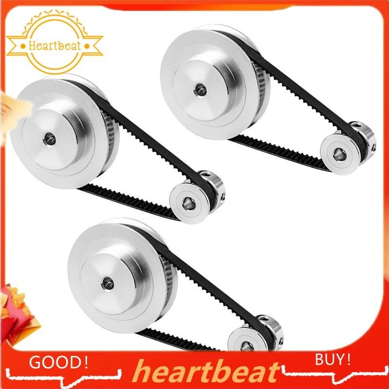 [Hot-Sale] 3 Pcs 2GT Synchronous Wheel 1:3 Reduction Drive Belt Wheel ...