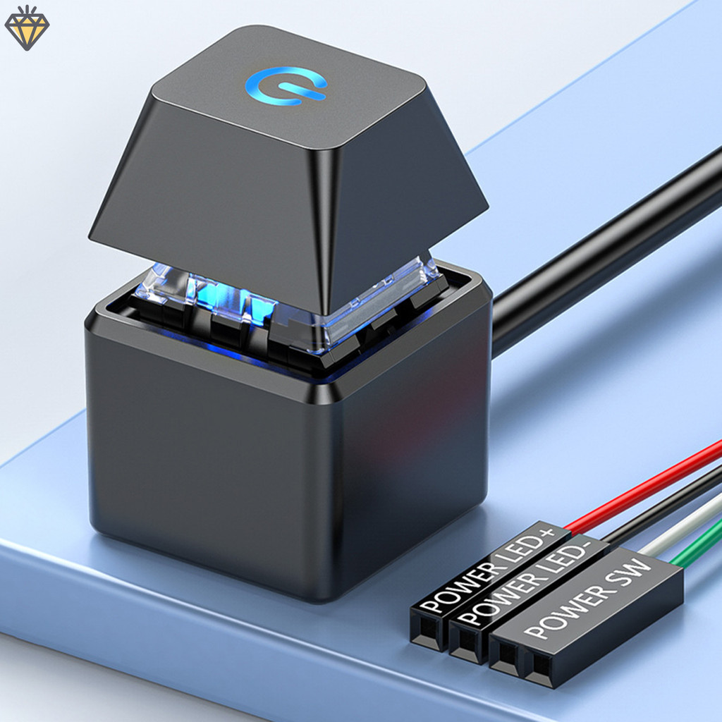 Desktop computer power button mechanical keypad RGB light extension ...