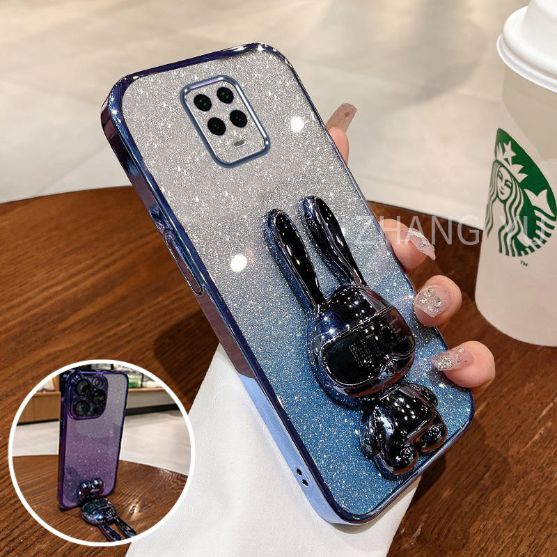 Casing Redmi Note 9s 9 pro max phone case TPU 3D NICE Rabbit stereo ...