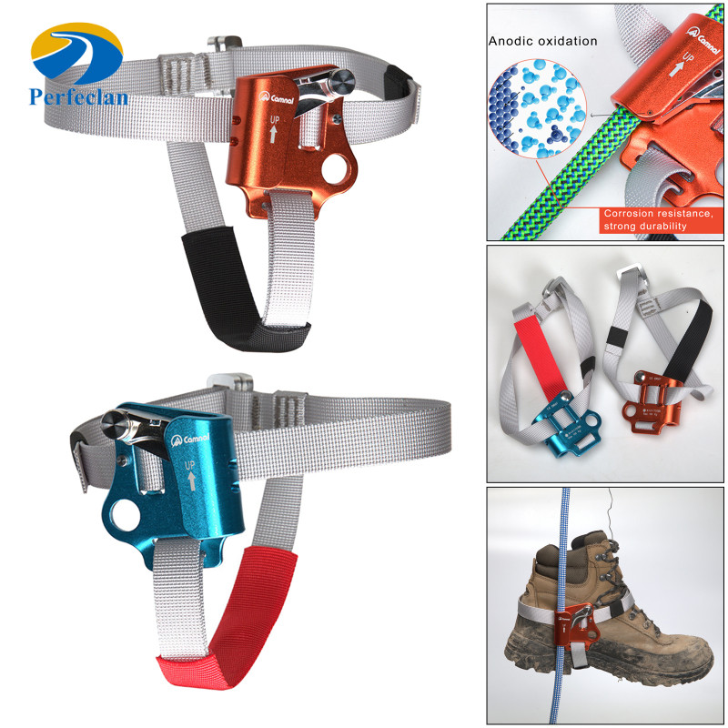 Perfeclan Climbing Foot Ascender Rope Grab Riser Quick Step L / R Foot ...