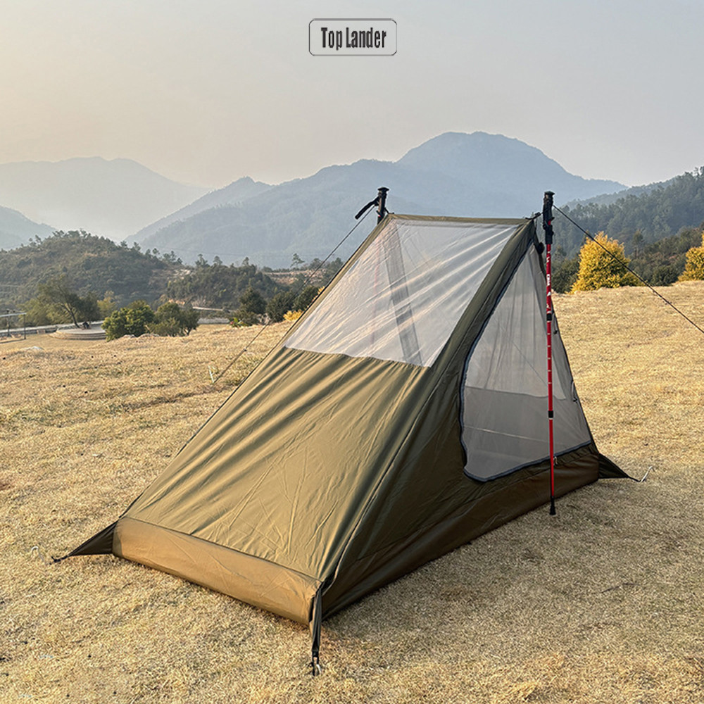 Poleless insect-proof single hiking tent lightweight inner tent ...