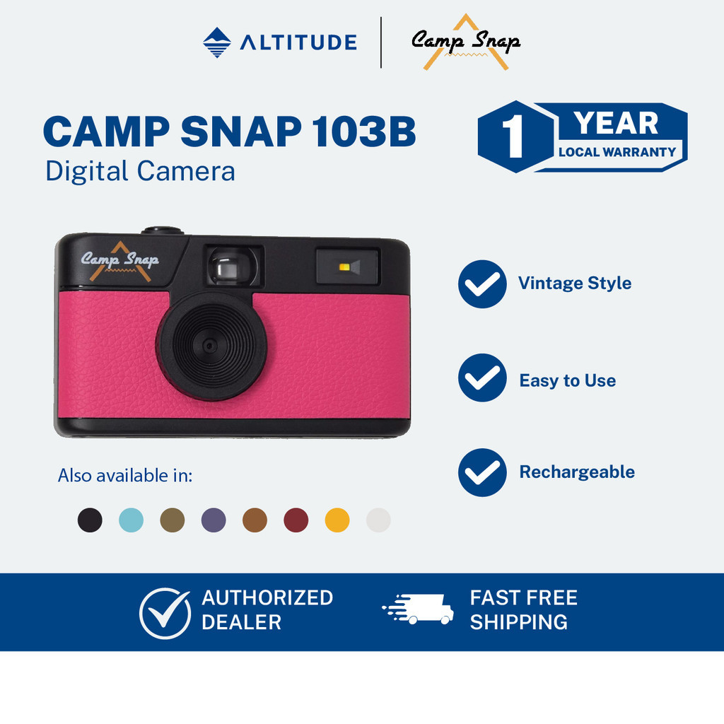 Camp Snap 103B Reusable Screen-Free Digital Camera | Shopee Philippines