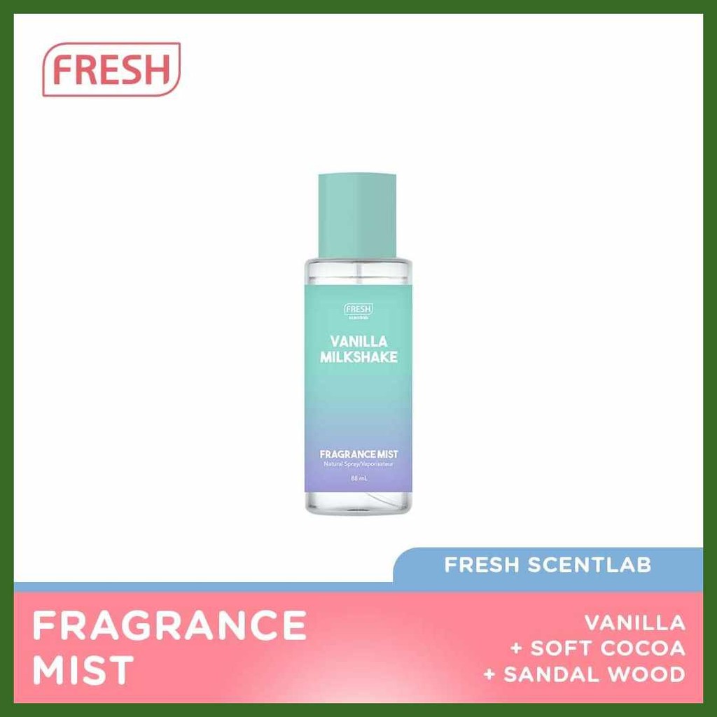 Fresh.C,Scentlab;w&Fragrance`l&Mist`X&Vanilla`t&Milkshake`O&88mL ...