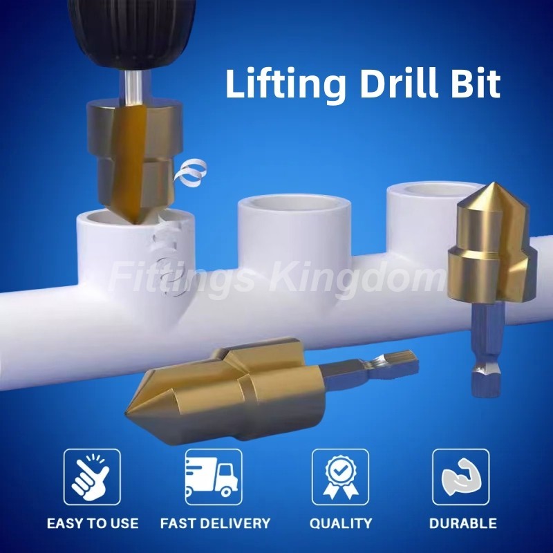 PPR/PE Lifting Drill Bit 1/2''/3/4''/1'' for water pipe maintenance ...